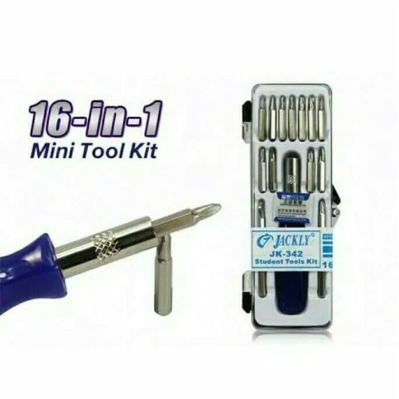Jual COD OBENG SET 16 PCS SCREWDRIVER STUDENT TOOL KIT SET 16 IN 1 ...