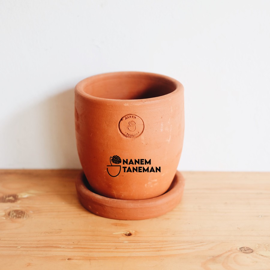 Jual Nanem Taneman Pot Gendang - Include Alas Tatakan - D15cm ...