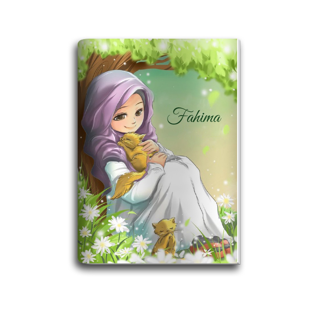 Jual Notebook Muslim Hijab Buku Catatan Hijaber Muslimah Bergaris ...