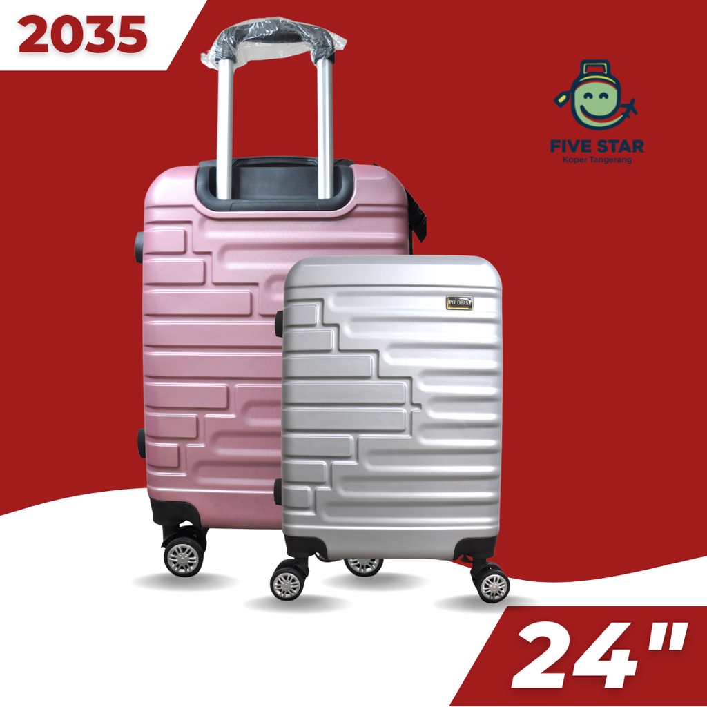 Jual Koper 24 Inch Tipe 2035 Biru Muda Koper 24 Inch Polo Murah Koper ...