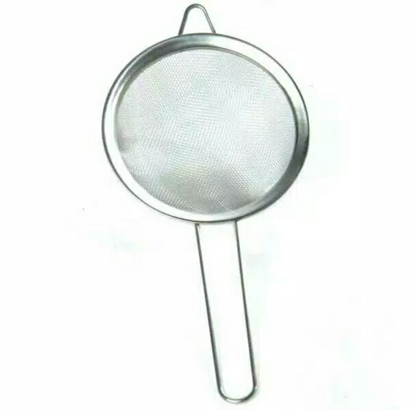 Jual Saringan minyak stainless steel 10 cm | saringan teh jus buah ...