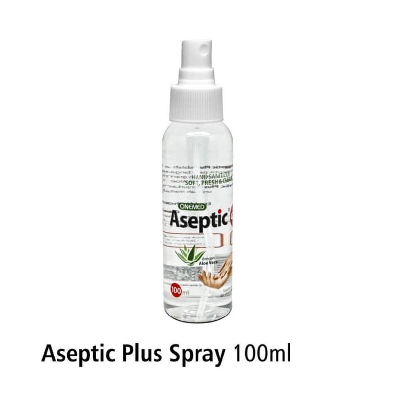Jual Aseptic Plus Spray Hand Sanitizer 100 ml Onemed | Shopee Indonesia