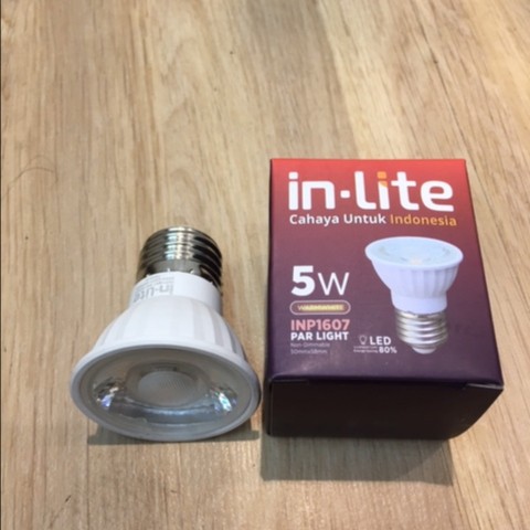 Jual Lampu MR16 Fitting E27 (Fitting Ulir) In-Lite 5W | Shopee Indonesia
