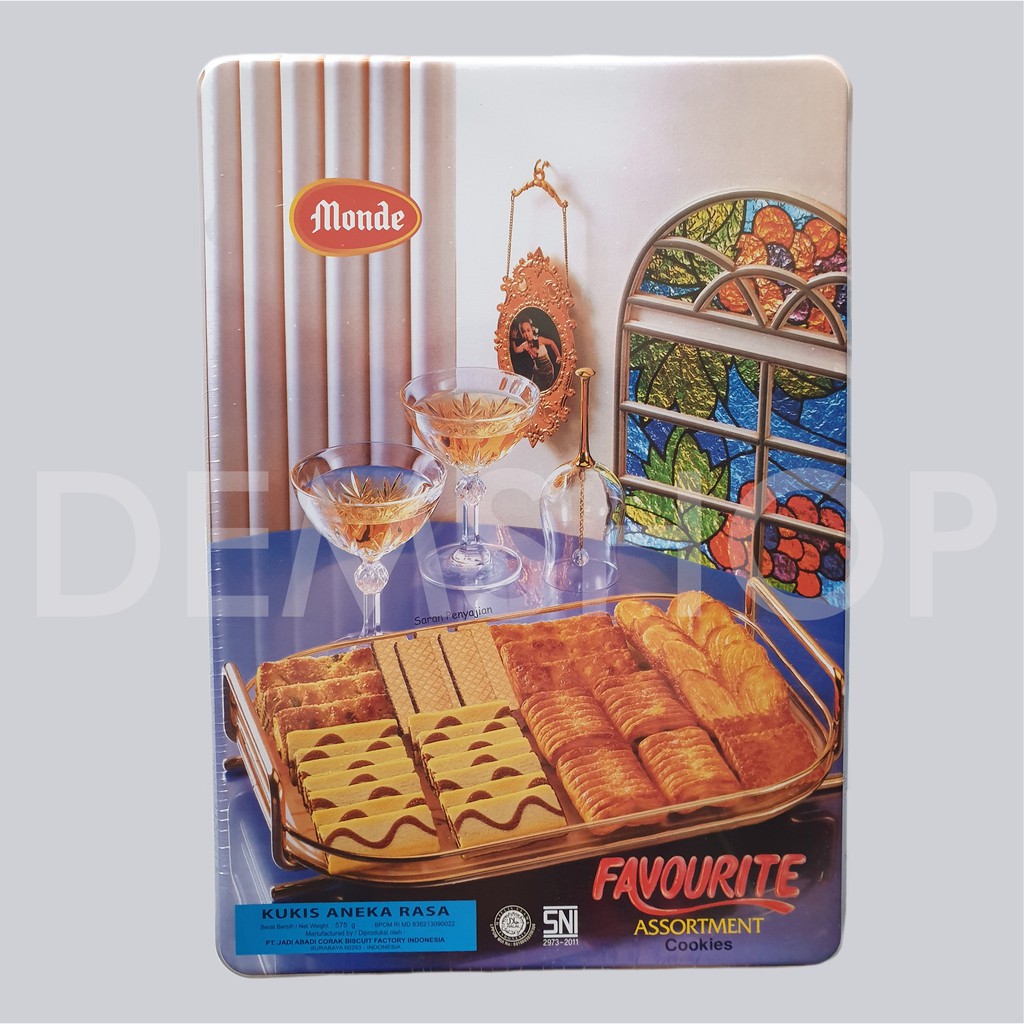 Jual MONDE FAVOURITE 575 GRAM | favorit biskuit cookies kukis kue ...