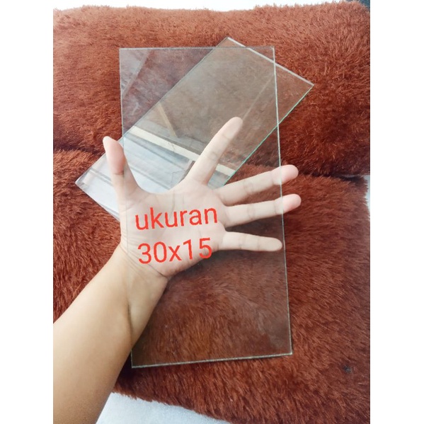Jual Potongan kaca polos ukuran 30*15cm | Shopee Indonesia