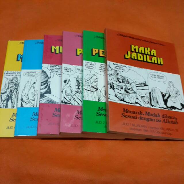 Jual Alkitab Bergambar untuk Semua Umur (Edisi Lengkap 1 Set 6 Buku ...