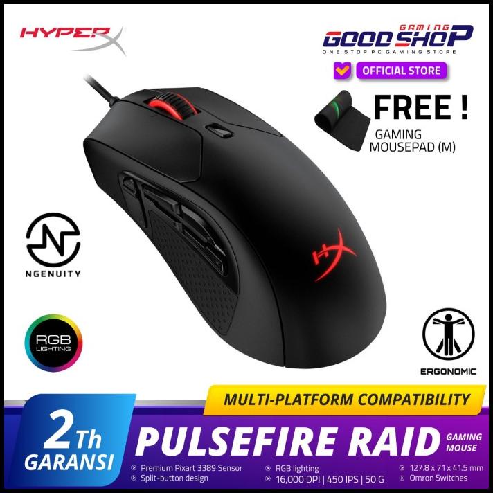 Jual Hyperx Pulsefire Raid - Gaming Mouse | Shopee Indonesia