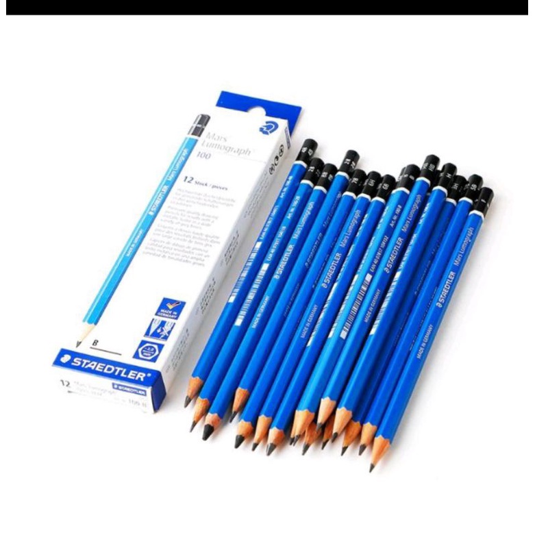 Jual pensil original murah merk staedler 1box isi 12pcs | Shopee Indonesia