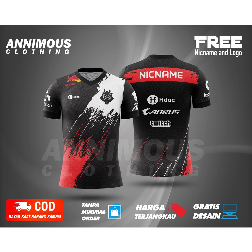Jual JERSEY BAJU KAOS GAMING G2 ESPORT - Baju Team Gaming CSGO murah ...
