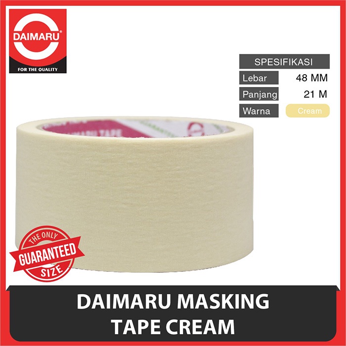 Jual Nokida Lakban Kertas Besar 48mm x 21mm Daimaru [2 Inchi] / Masking ...
