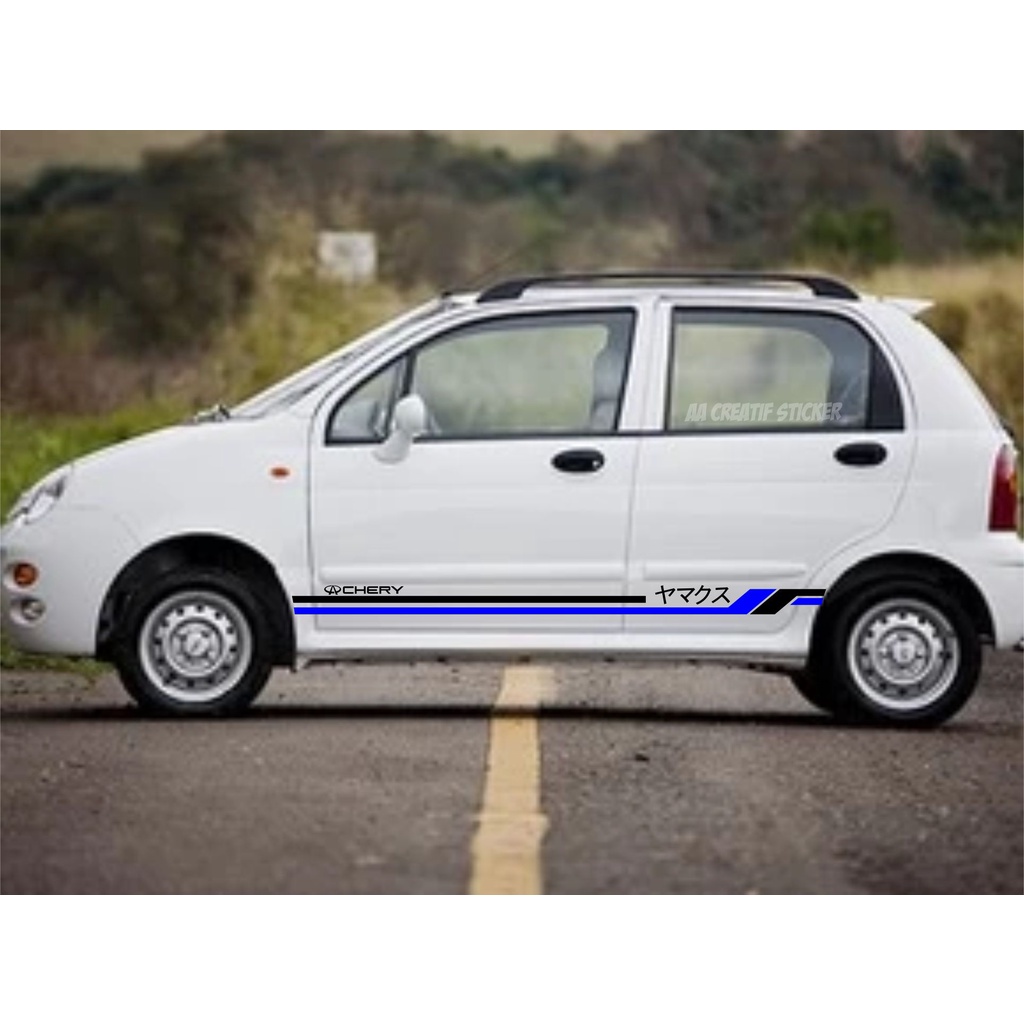 Jual cutting sticker polet LIS mobil chery qq | Shopee Indonesia