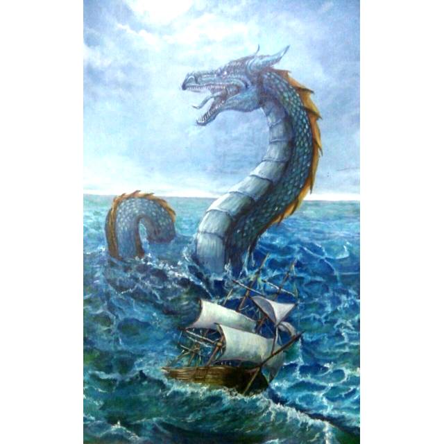 Jual Lukisan Naga Laut dan Kapal | Shopee Indonesia