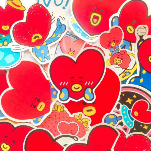 Jual Tata Removable Sticker Pack include 19pcs Aesthetic vintage korean ...
