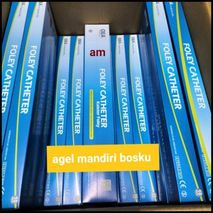 Jual Foley Catheter Gea 10,12,14,16,18,20/Foly Cateter/Selang Kencing ...