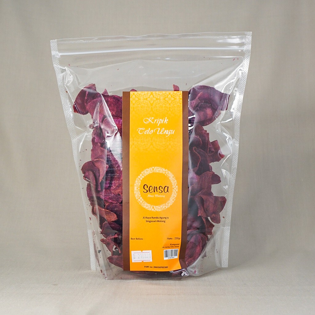 Jual Keripik Telo / Ubi Ungu Sensa Selections - Snack Pilihan | Shopee ...