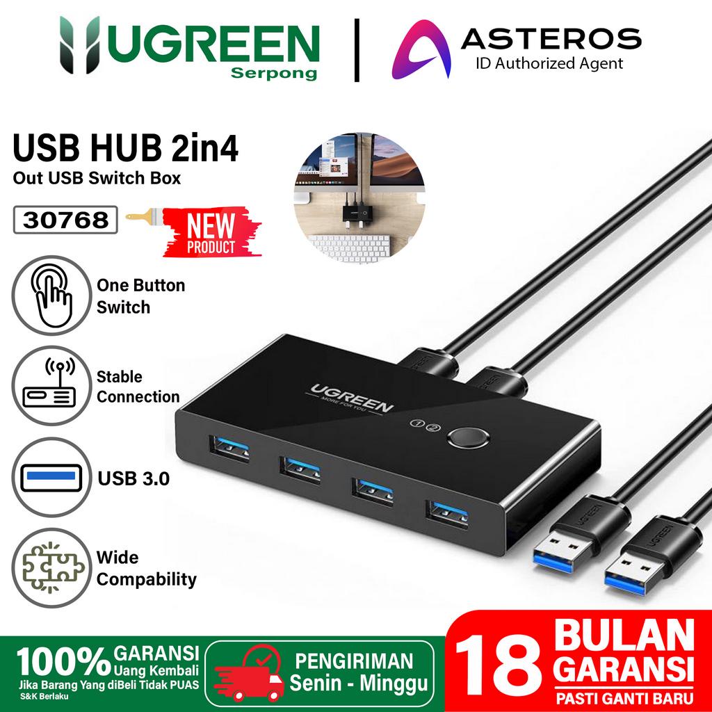 Jual UGREEN Adapter HUB PC 4 Port Sharing Switch Box USB 3.0 2.0 For PC Komputer Laptop | Shopee ...