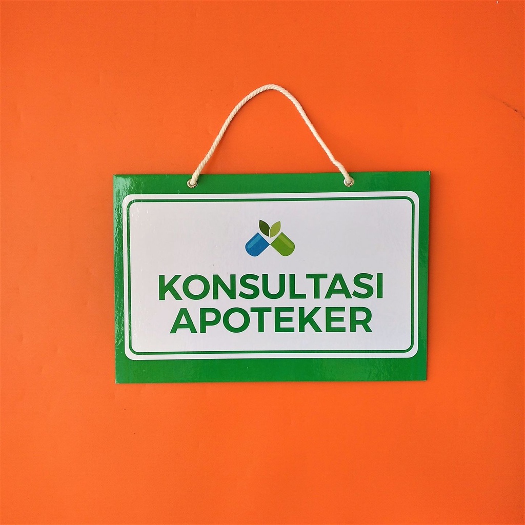 Jual Hard Poster Konsultasi Apoteker - Poster Gantung - Hard Cover ...