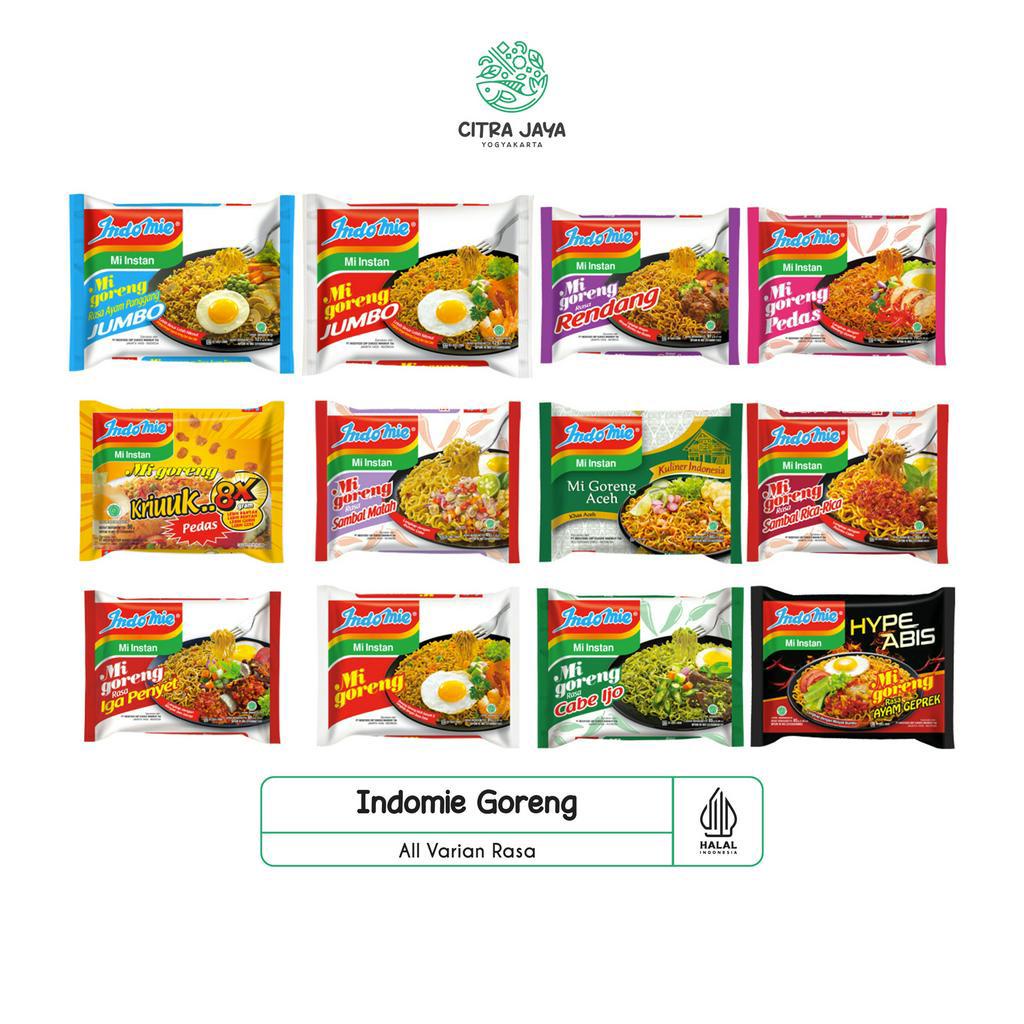 Jual Indomie Goreng All Varian Rasa - Citra Jaya Yogyakarta | Shopee ...