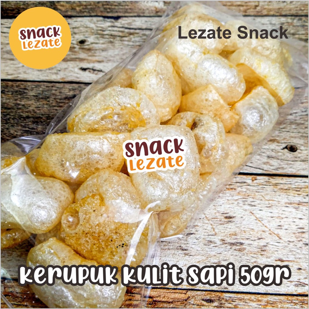 Jual Sedap Snack - Krupuk Kulit Sapi 50gr Asli Murah / Krupuk Rambak ...