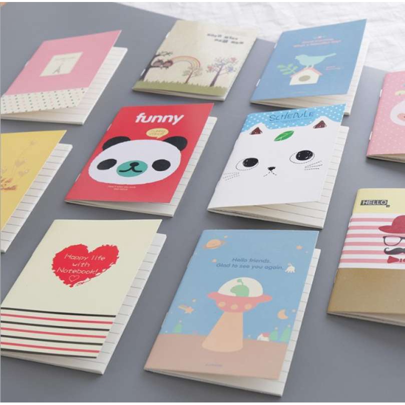 Jual Buku Tulis Kartun Lucu , note book mini segi buku tulis memo kecil ...