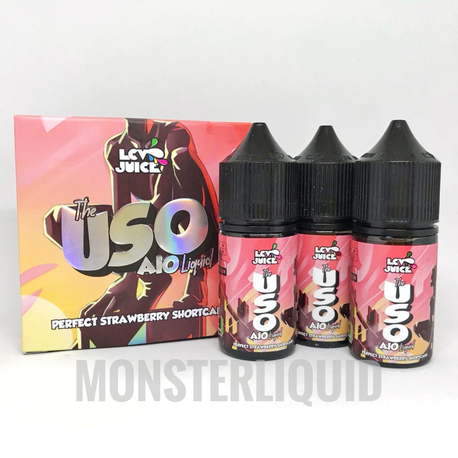Jual LCV JUICE THE USO AIO PERFECT STRAWBERRY SHORTCAKE 30ML LIQUID (1 PCS) | Shopee Indonesia