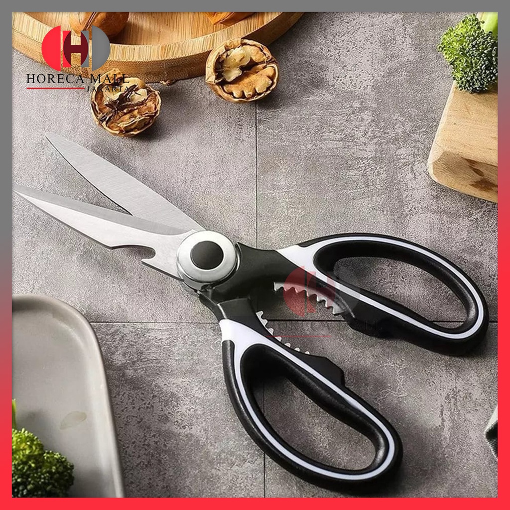 Jual Horeca Mall - Gunting Dapur Stainless Steel Multifungsi Gunting ...