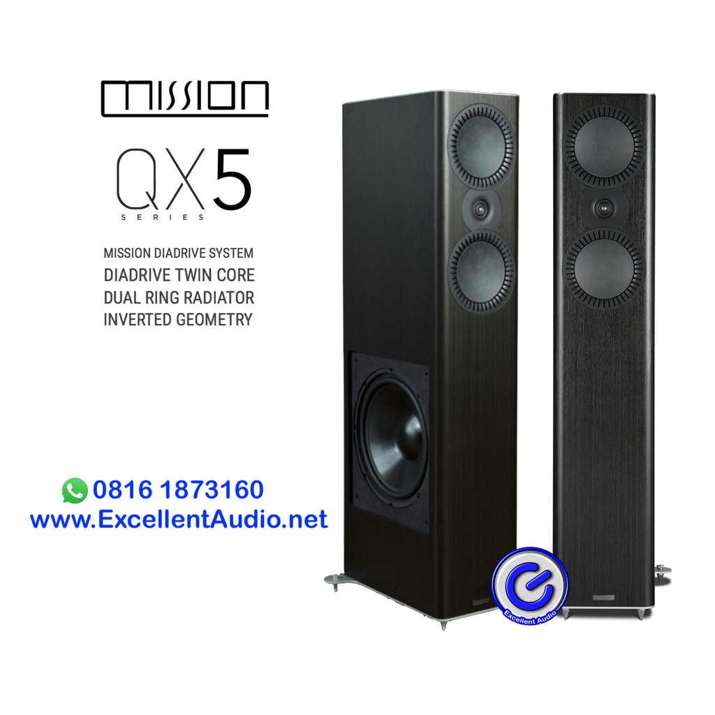 Jual Mission QX5 pasif floorstand speaker | Shopee Indonesia