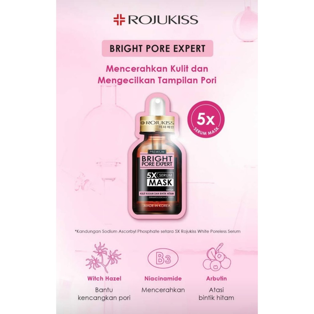 Jual ROJUKISS 5X SERUM MASK 25ML | Shopee Indonesia