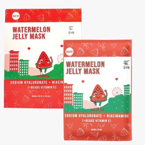 Jual SYB Jelly Mask Blueberry | Cucumber | Mugwort | Watermelon | DNA ...