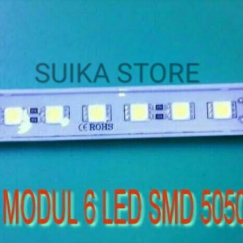 Jual LED Strip Modul 5050 12V 6 SMD - Biru | Shopee Indonesia