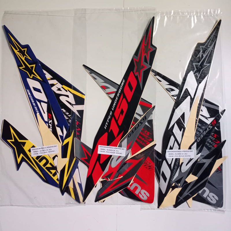 Jual Striping Sticker Suzuki Satria Fu 150 Raider 2014 2015 | Shopee ...