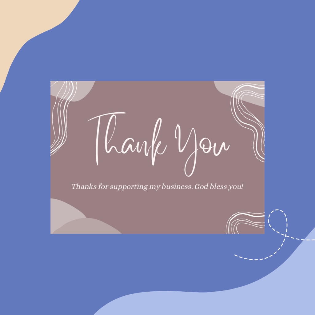 Jual Thank You Card/Thanks Card/Kartu Ucapan Terima Kasih/Thx Card ...