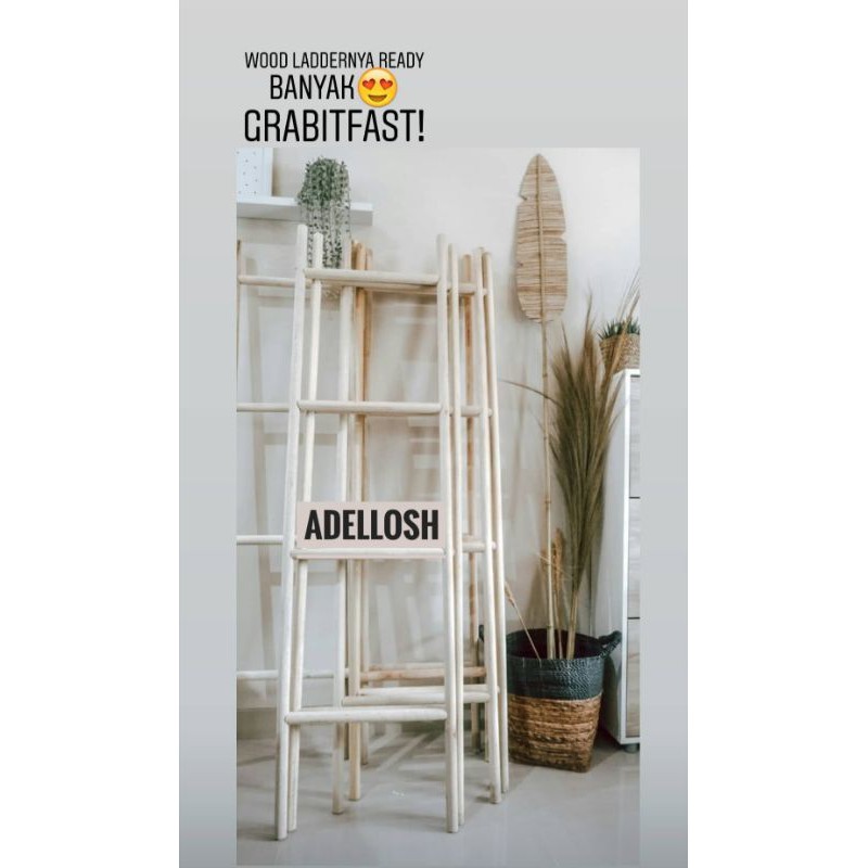 Jual dekorasi TANGGA HIAS WOOD LADDER | Shopee Indonesia