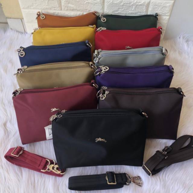 Jual TAS LC 2 RUANG/TAS SLING BAG/TAS LC PREMIUM | Shopee Indonesia