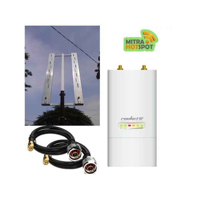 Jual Paket Rocket M2 Plus Antena Omni Mimo 2X15DBI | Shopee Indonesia