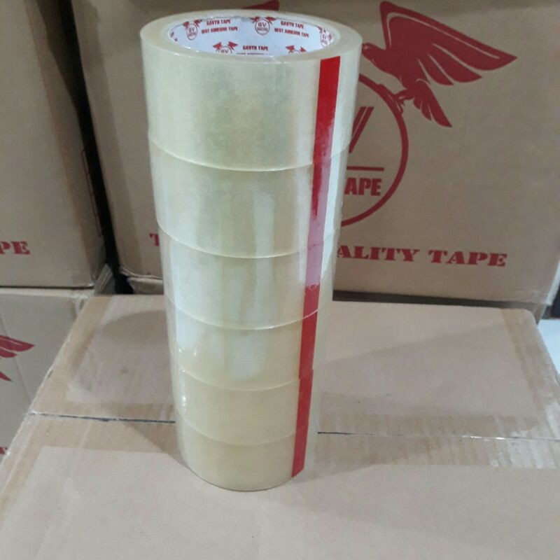Jual Lakban Tebal Kuat Murah Plakban OPP plastik lakban 2" 45mmx80yard ...