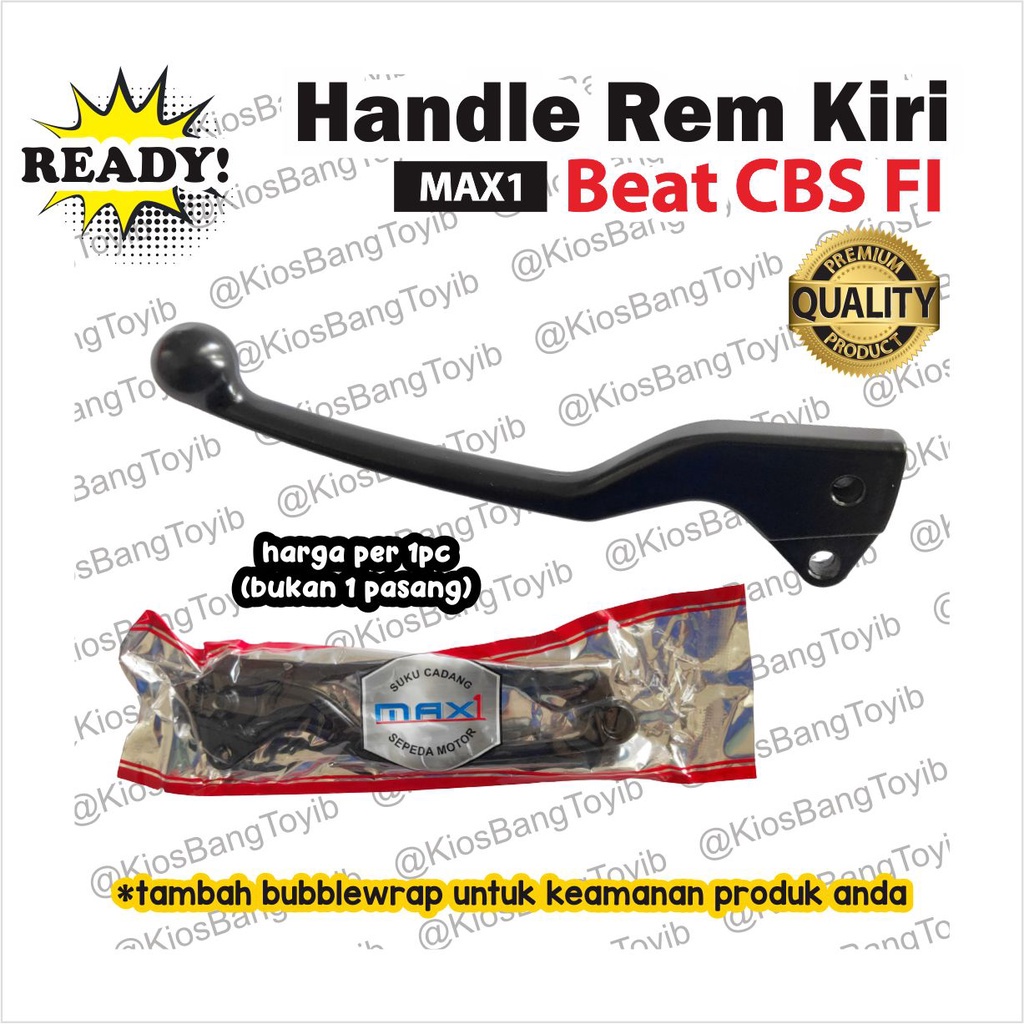 Jual Handle Tuas Rem Kiri (L/H) Honda Beat CBS FI Vario 125 HITAM ...