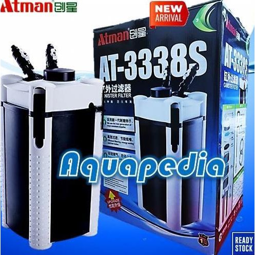 Jual Atman AT-3338S New Aquarium External Canister Filter Lc | Shopee ...