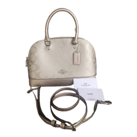 Jual COACH sierra platinum Gold (SOLD) | Shopee Indonesia