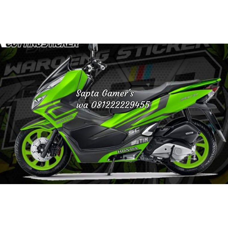 Jual Decal pcx full body custom hijau elegan premium | Shopee Indonesia
