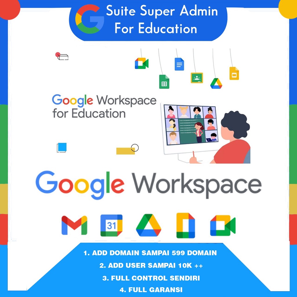 Jual Gsuite Super Admin for Education Fresh Bergaransi ANTI OTP FRESH AKUN | Shopee Indonesia