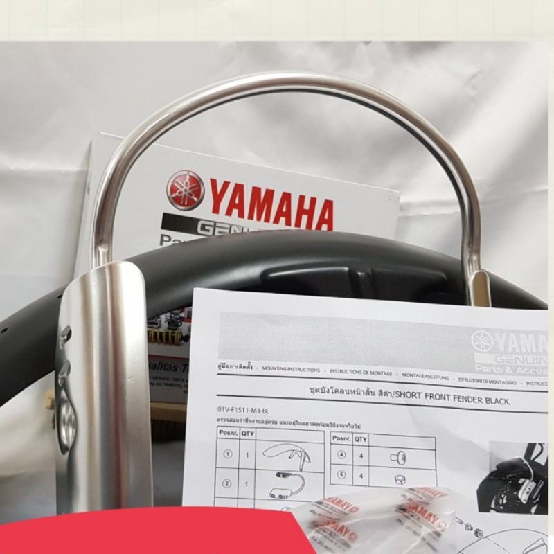 Jual slebor depan yamaha xsr 155 aksesoris - short front fender black ...