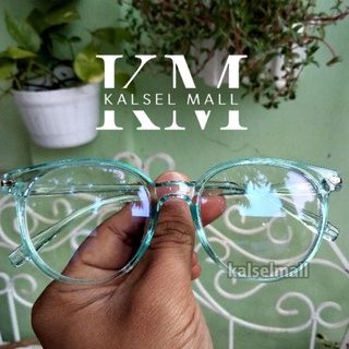 Jual Kacamata Frame Anti Radiasi Metal Gaya Retro Model Oval Bulat Lonjong Untuk Pria / Wanita ...