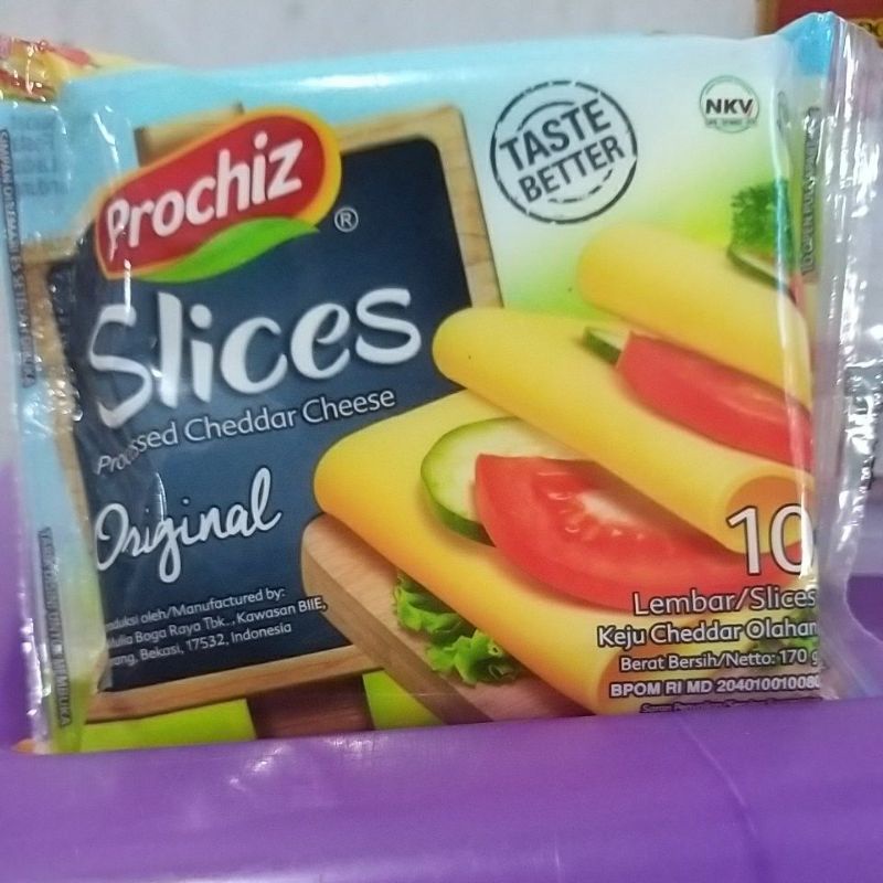 Jual prochiz slices processed cheddar cheese original | Shopee Indonesia