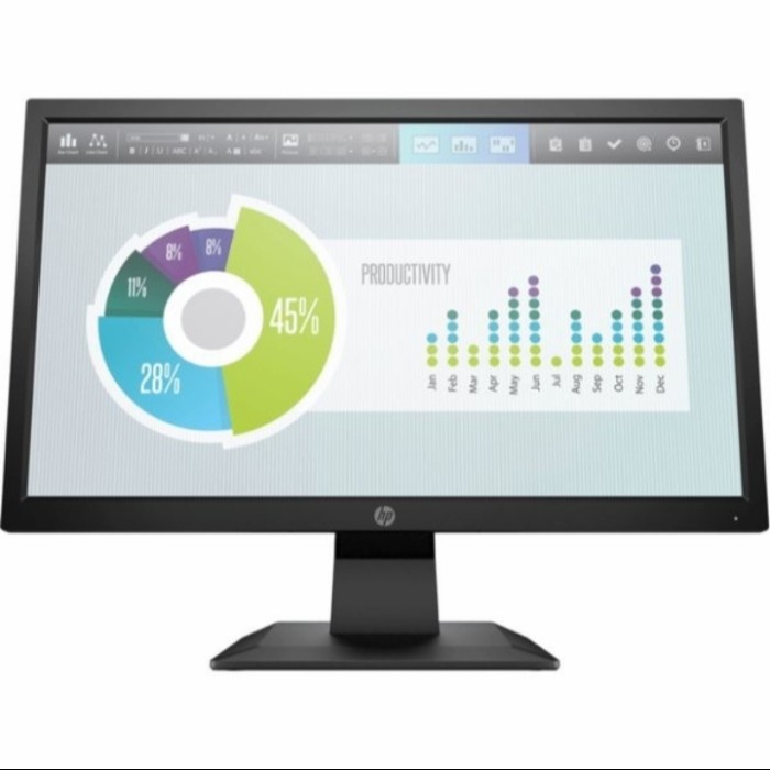 Jual monitor led hp p204v hdmi vga dp | Shopee Indonesia