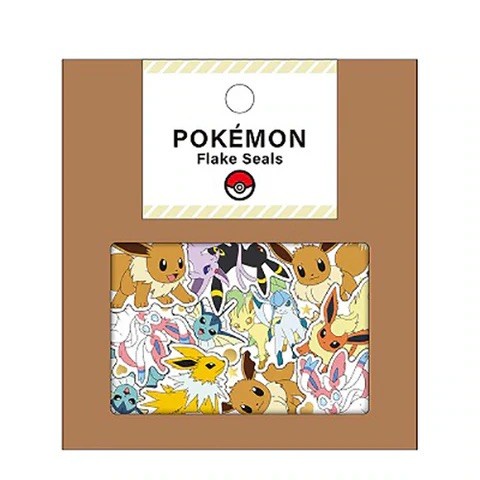 Jual Kamio Sticker Flakes Pokemon Eevee Evolutions Stiker Limited ...