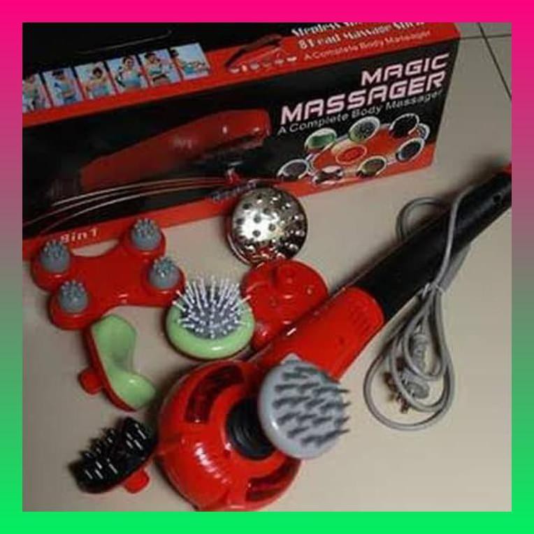 Jual ALAT PIJAT REFLEKSI LISTRIK MAGIC MASSAGER 8 IN 1 PIJIT GETAR ...