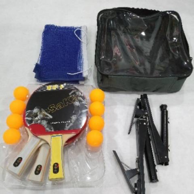 Jual Bet tenis meja ping pong set isi 4+Tiang net+Bola+Tas SIAP PAKAI YASAKA | Shopee Indonesia
