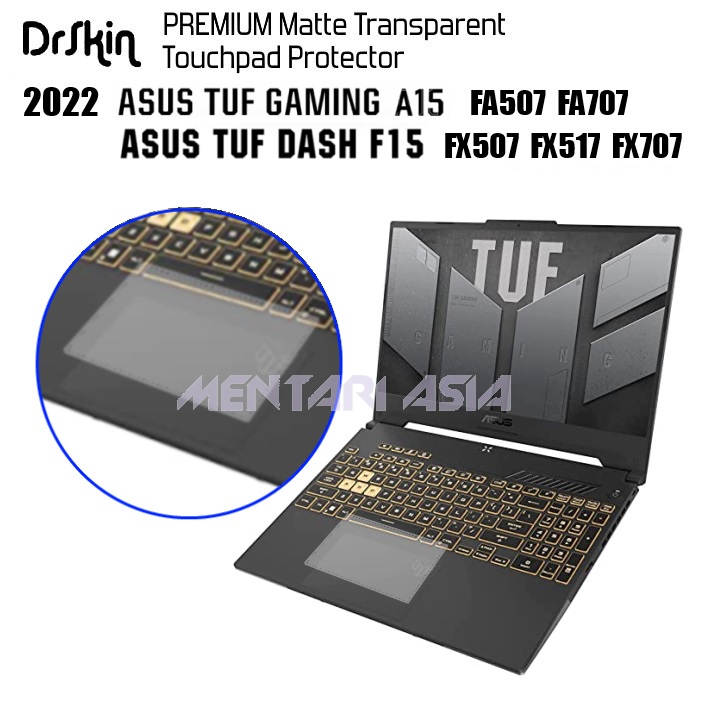 Jual Touchpad Protector ASUS TUF DASH F15 FX507 FX517 FX707 - DrSkin ...