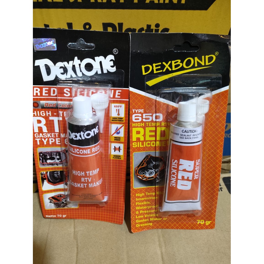 Jual lem merah dextone lem merah dexbond lem anti panas lem blok mesin ...
